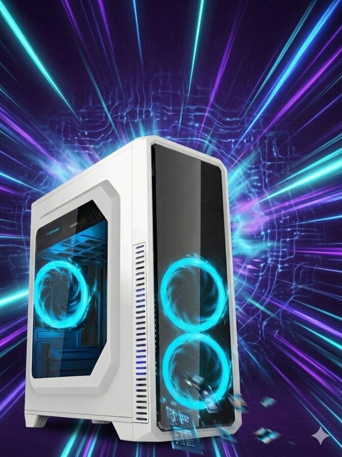 Системный блок G561white Intel Core I7-10700(аналог) 3,3ГГц 14 AMD Radeon RX 580 (8 Гб) Windows 11 Pro 32 Гб/1000