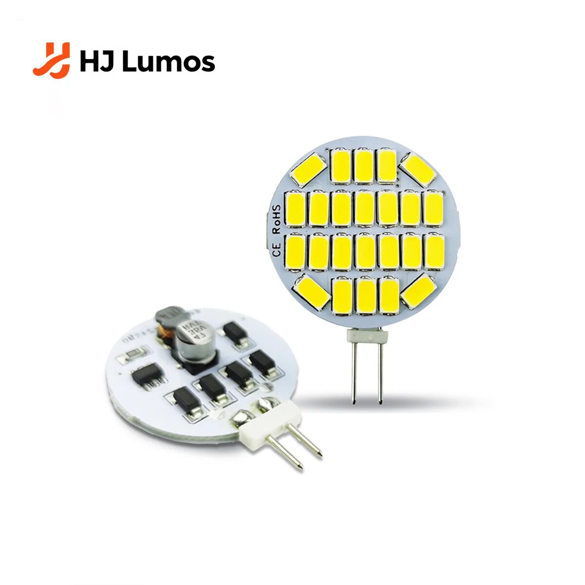 Светодиодная лампа G4 Epistar 24 LED 12-24В Warm White