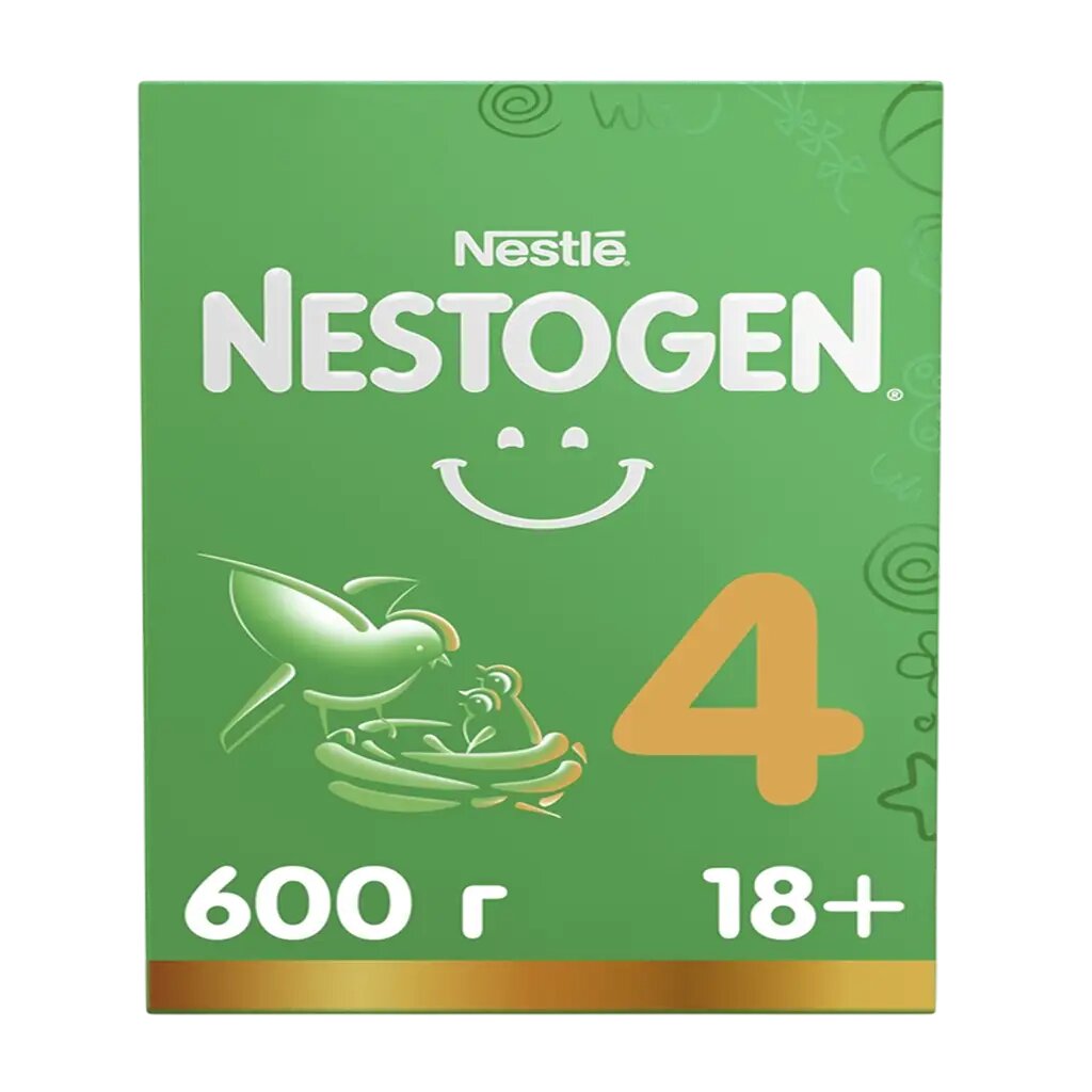 Nestogen 4 Детское молочко с пребиотиками и лактобатериями L.Reuteri с 18 мес 600 г 1 шт