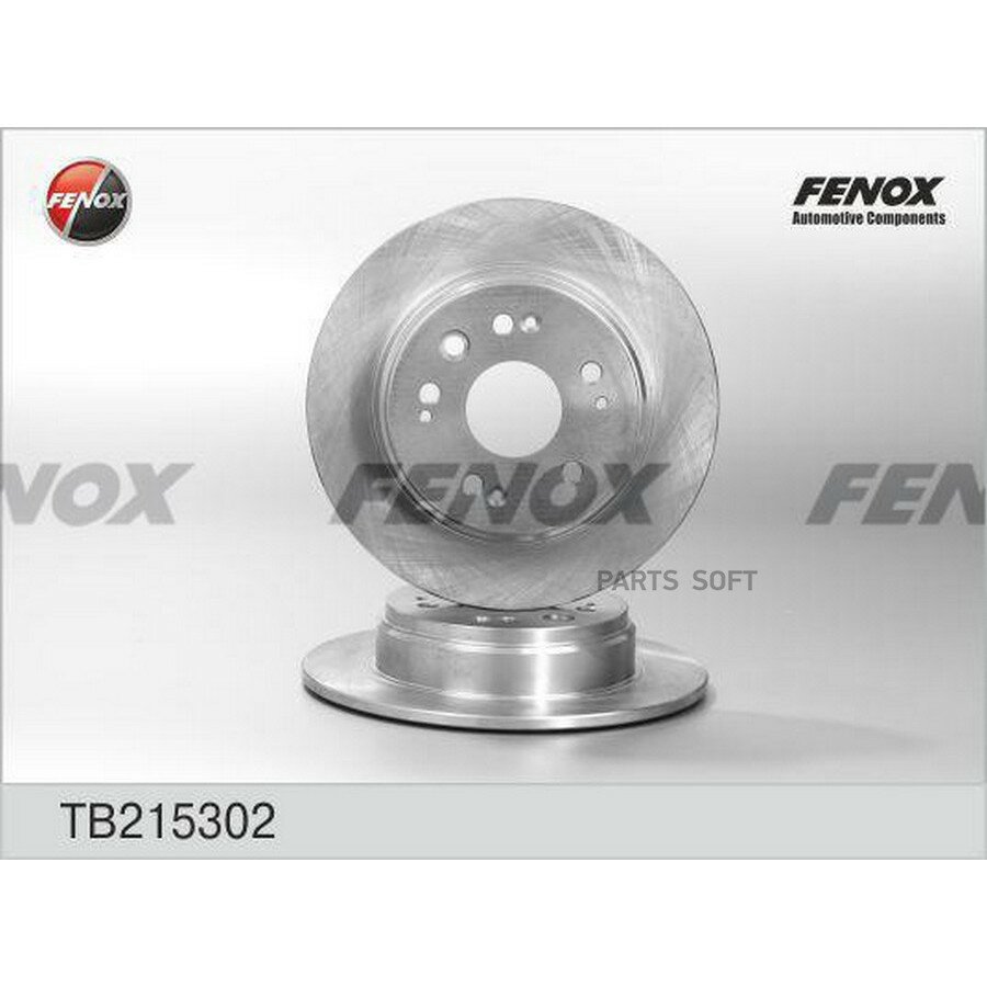 Диск тормозной HONDA CR-V II 02-06 задний D 282мм. FENOX TB215302