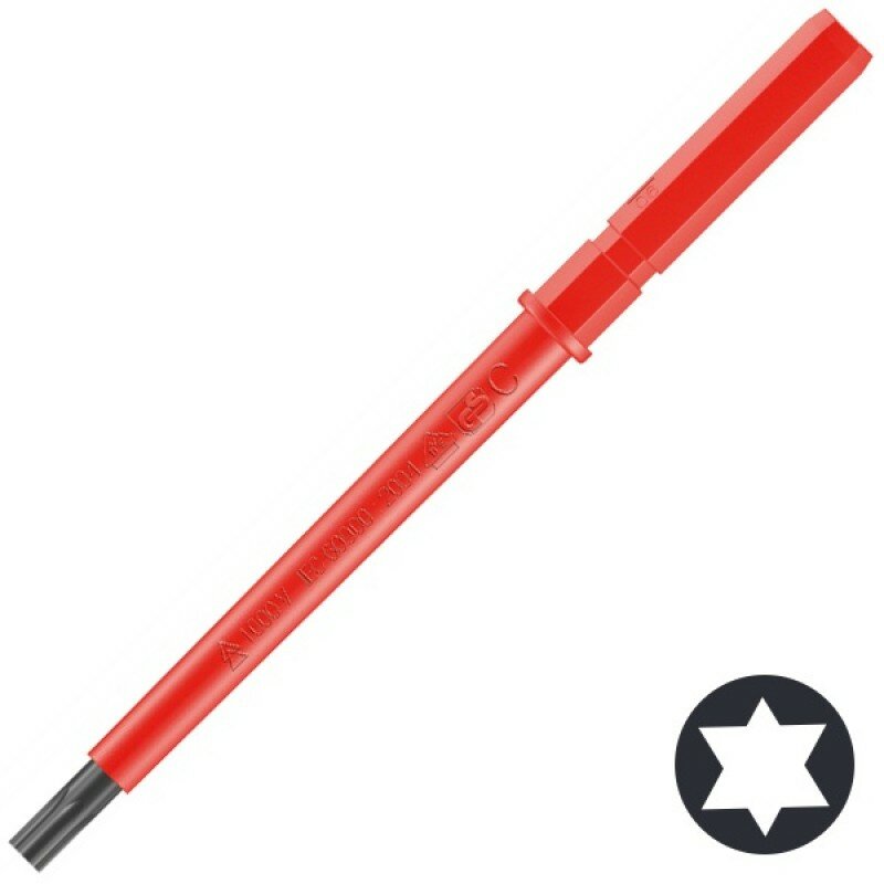 Сменные стержни для винтов TORX WERA 003431 Kraftform Kompakt VDE 67 i TORX Сменный стержень TX 10х154 мм WERA