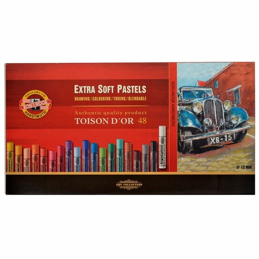 Пастель сухая Extra Soft TOISON D OR 48 цветов
