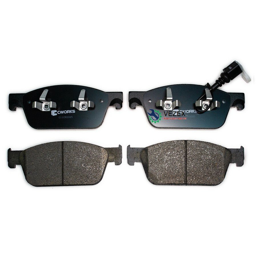 CWORKS C11CR0085 Тормозные колодки передние Low Metallic C11CR0085