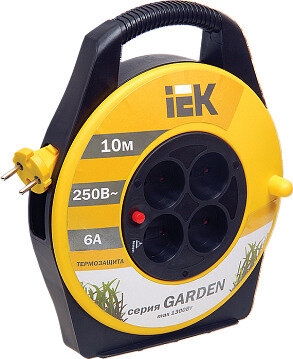 Удлинитель на катушке IEK wkp23-06-04-10 277730