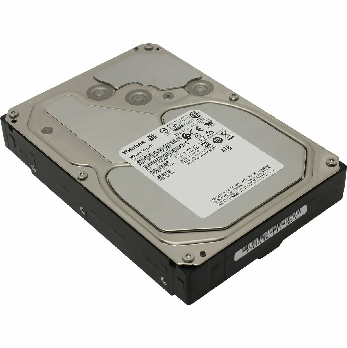 Toshiba 6TB 7200 SAS 3.5" HDD MG06SCA600E