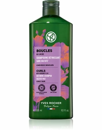Шампунь для волос Yves Rocher Boucles with organic flax, 300 мл