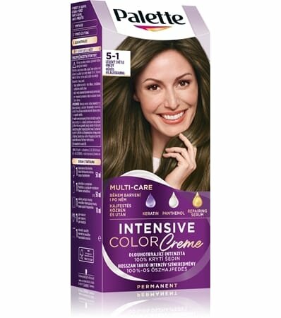 Краска для волос Schwarzkopf Palette Intensive Color Creme, оттенок 5-1 Cool Light Brown, 1 шт
