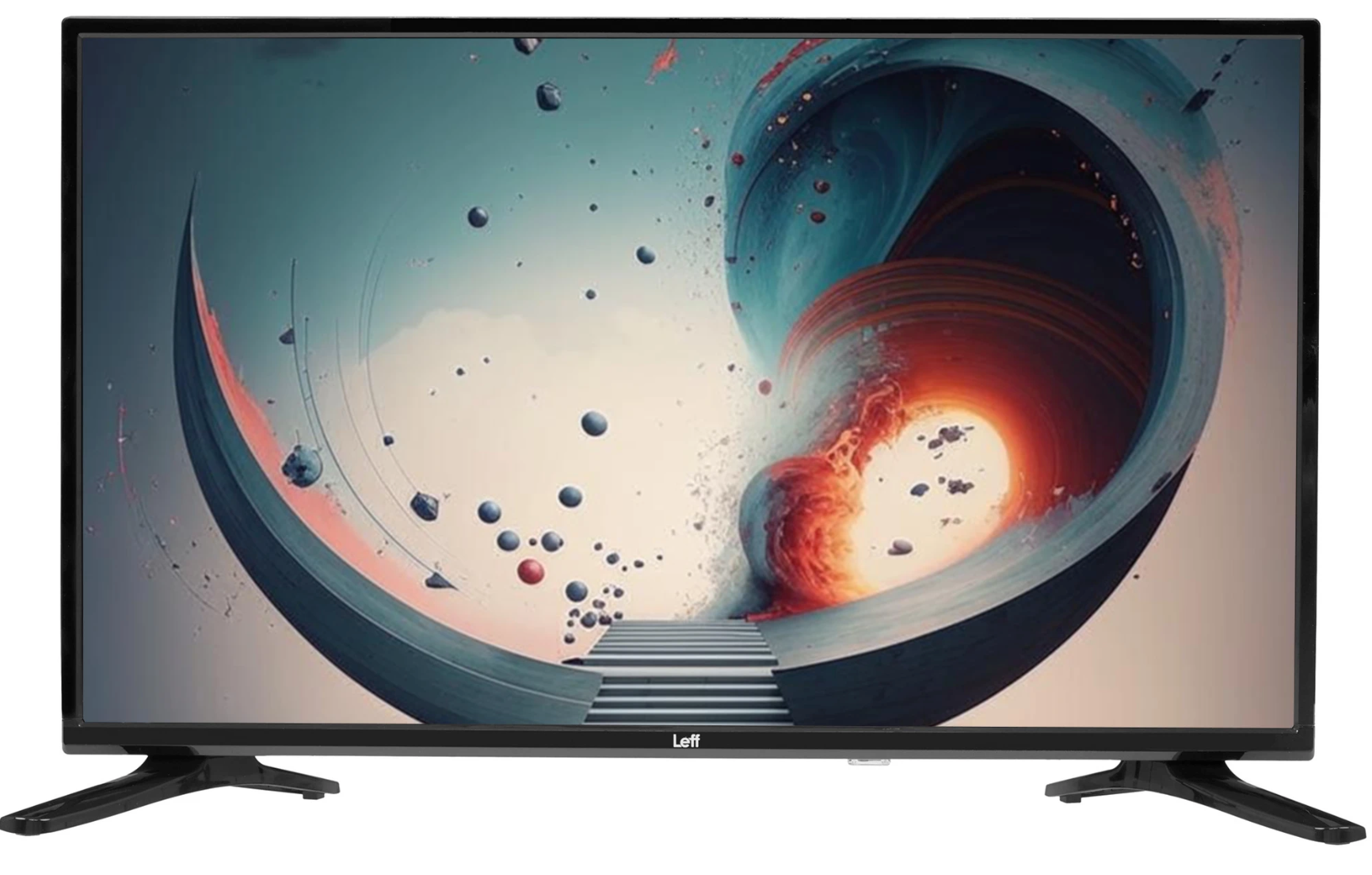 32" Телевизор LEFF 32H690T HD, смарт ТВ, Салют ТВ, черный