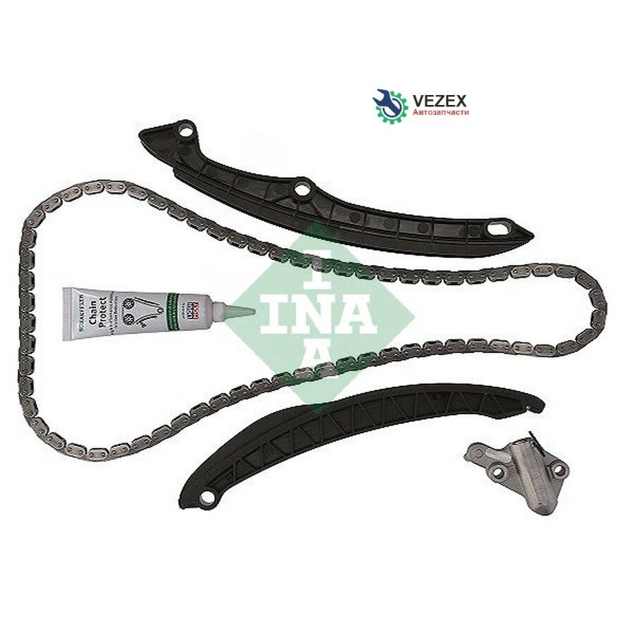INA 559015410 рем. к-кт ГРМ! цепной, cо звездочками\ Audi A3, Skoda Oktavia, VW Golf/Passat 1.4TSI 07>