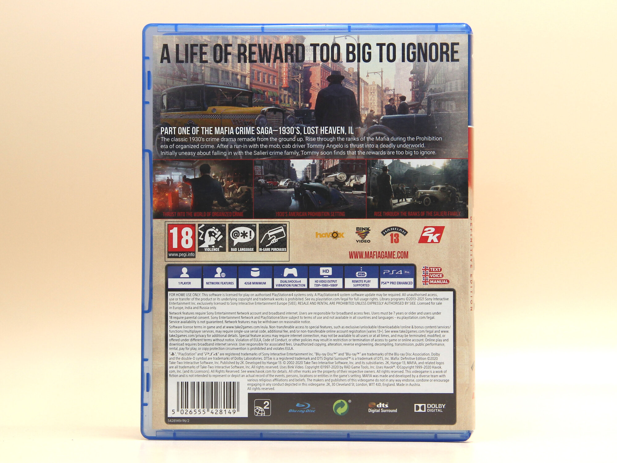 Mafia Definitive Edition (PS4/PS5, RU) — фото 1