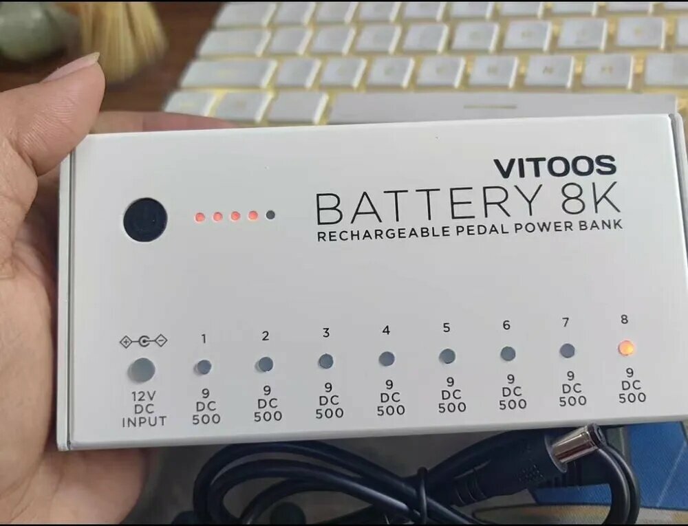 Блок питания для педали эффектов Vitoos BATTERY-8K Fully Isolated Power Supply