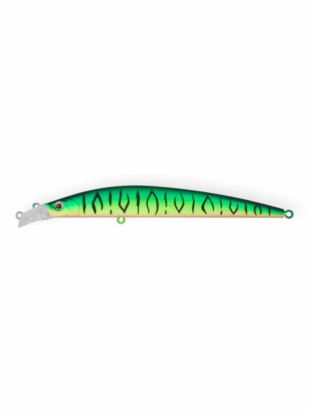 Воблер Минноу Strike Pro Top Water Minnow 130, Загл. 0,1м.-0,7м, Плавающий, цвет: GC01S Mat Tiger