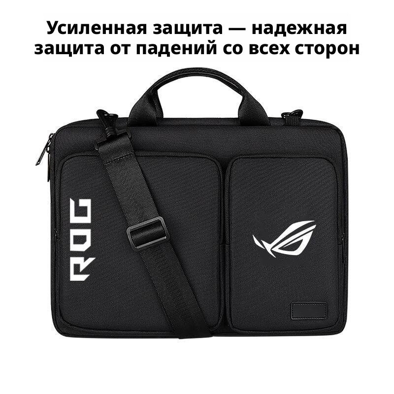 Сумка-рюкзак MyPads, полиэстер, для ноутбуков до 18", черная