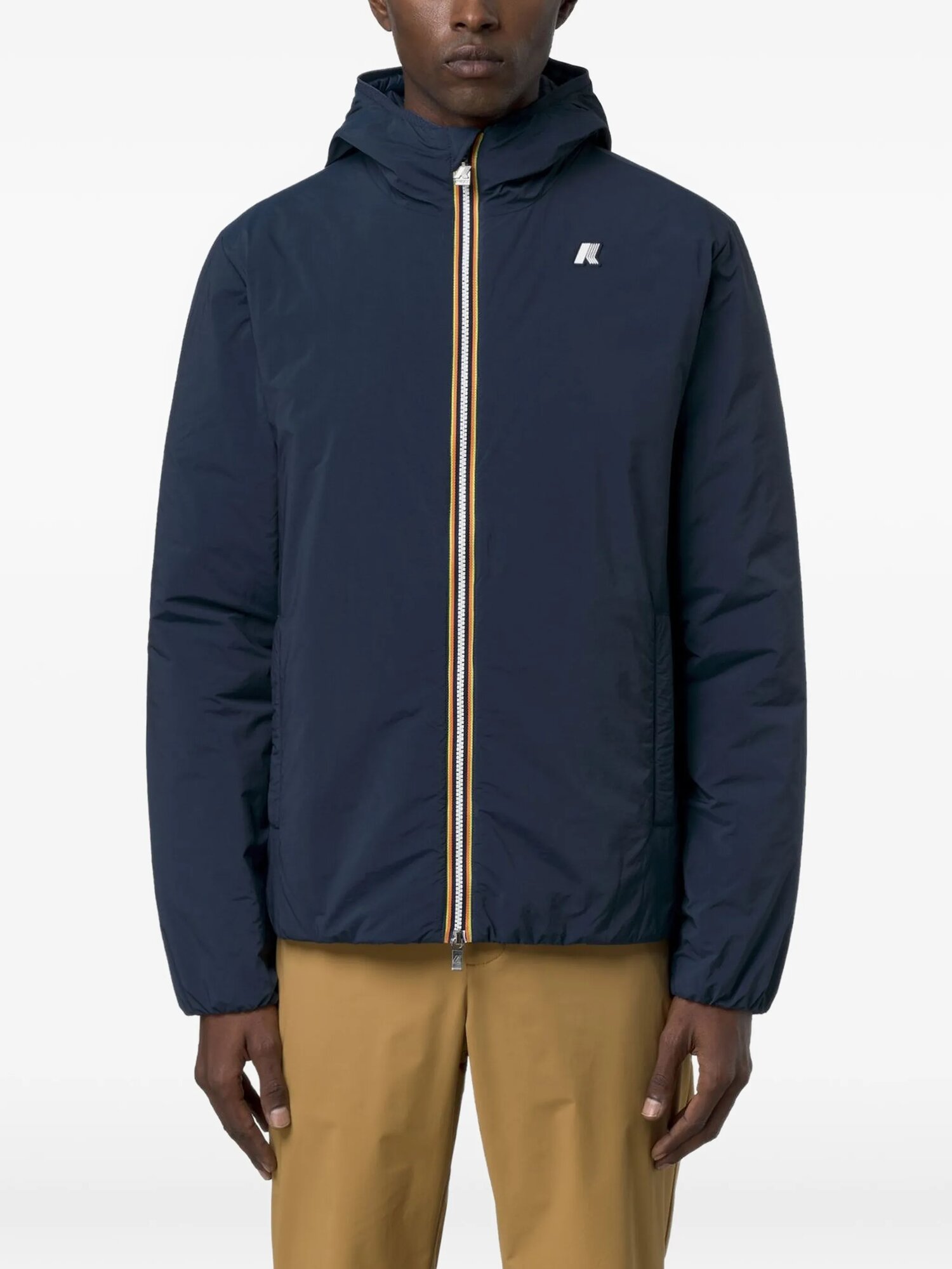 Куртка K-WAY Jack hooded jacket, размер 48, синий — фото 1