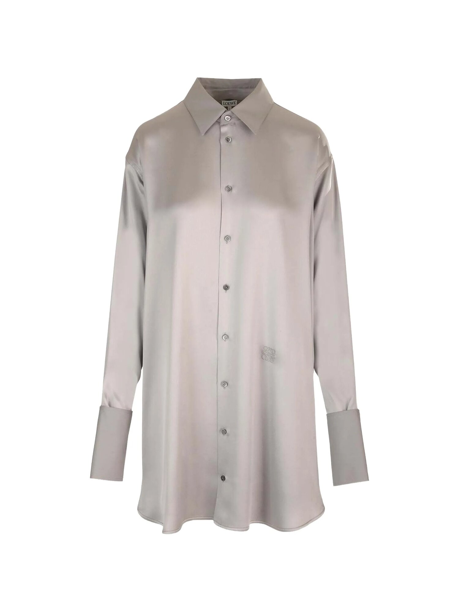 Платье Asymmetric-hem mini shirt dress