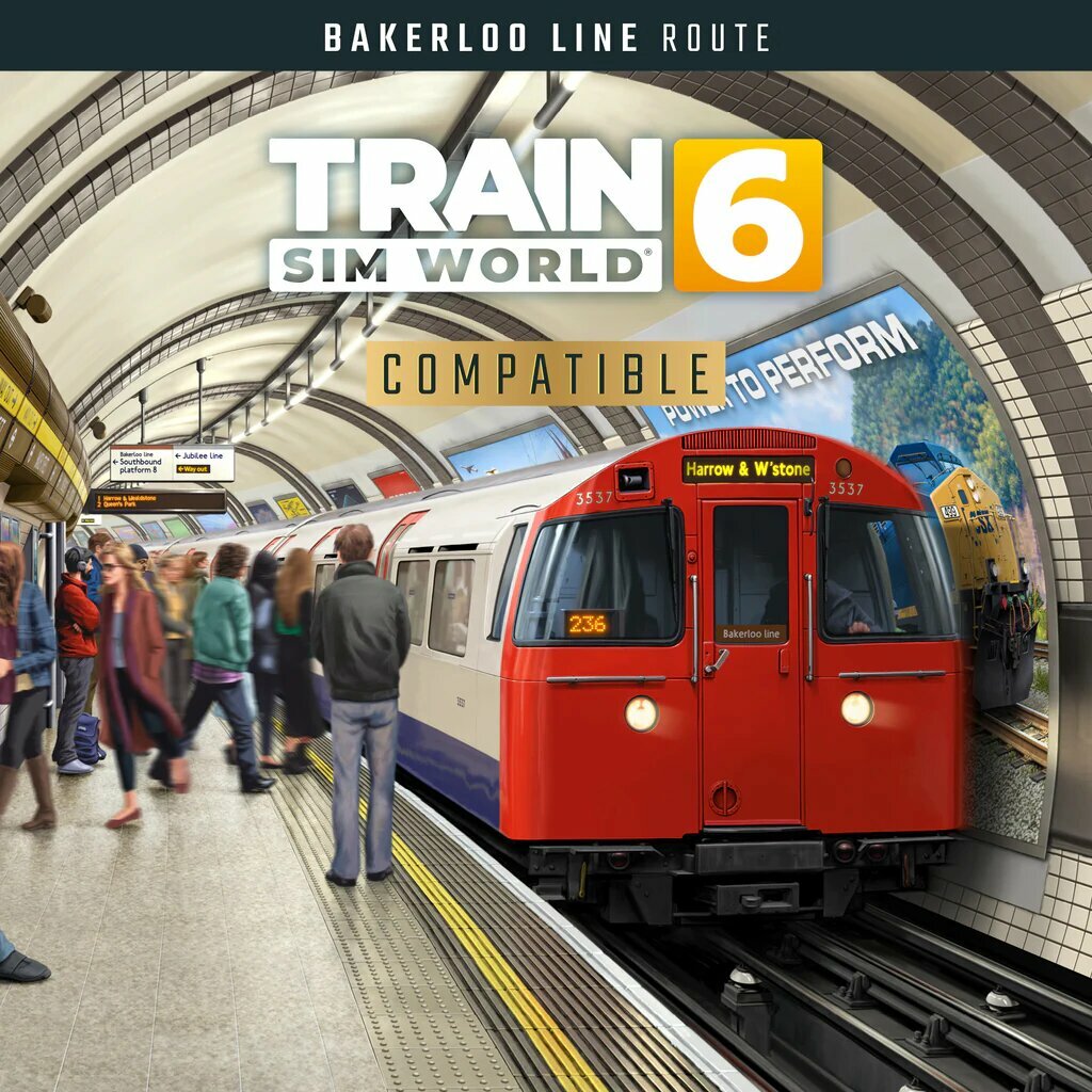 Дополнение Train Sim World 6: Bakerloo Line, цифровое издание PlayStation 4 и PlayStation 5, регион Турция / код пополнения баланса