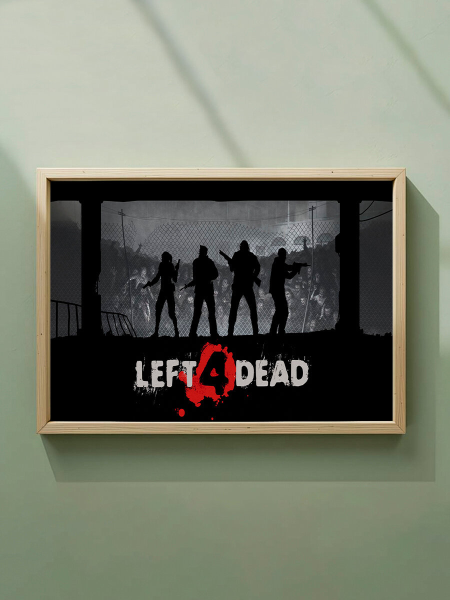 Постер, плакат на стену "Left 4 Dead" 42 см х 29,7 см (А3)