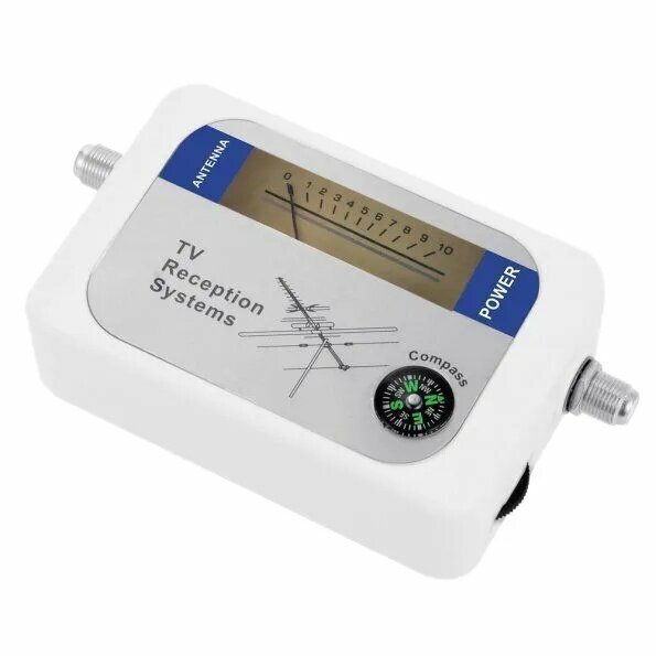 DVB-T Finder Цифровая антенна Наземная телевизионная Измеритель мощности сигнала Белый