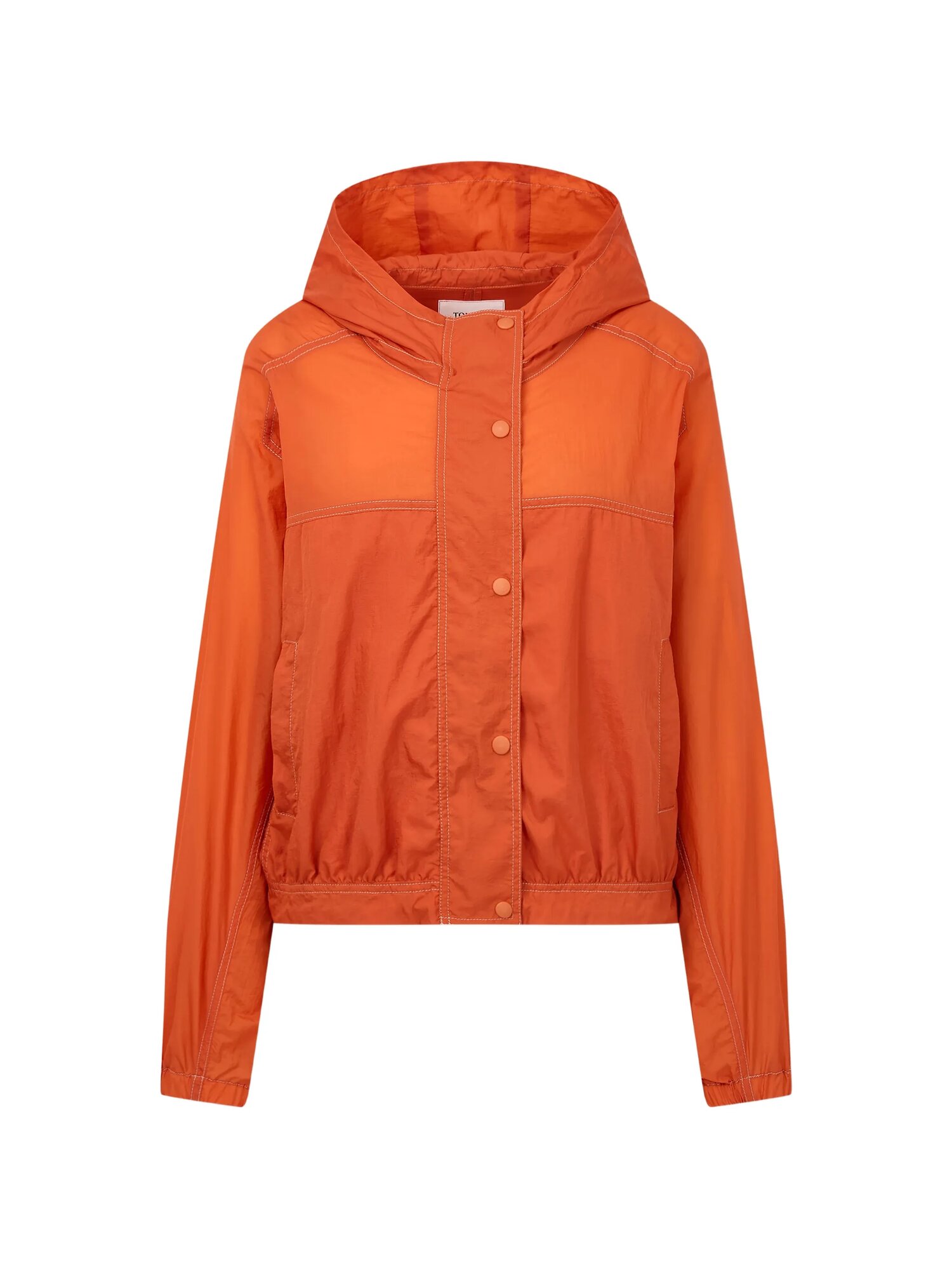 Куртка Hooded contrast-stitch oversized jacket