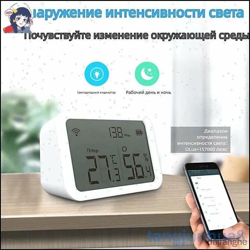Бестселлер THERMEX Octagon WiFi, интеллектуальный измеритель микроклимата