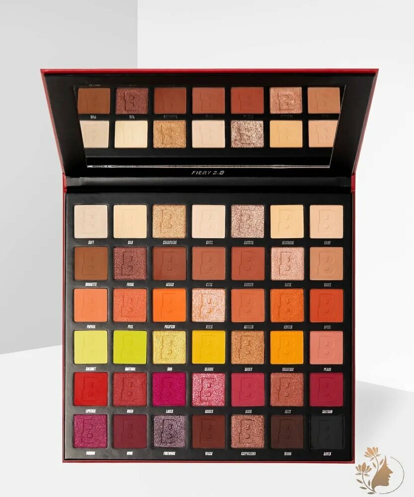 Пателка теней для век Beauty Bay FIERY 2.0 42 colour palette