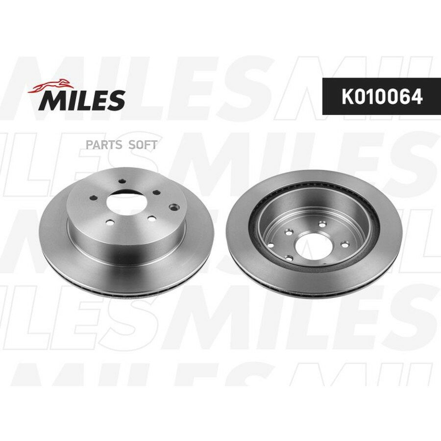 MILES K010064 Диск тормозной NISSAN MURANO/INFINITI FX35/FX45 05- задний ()