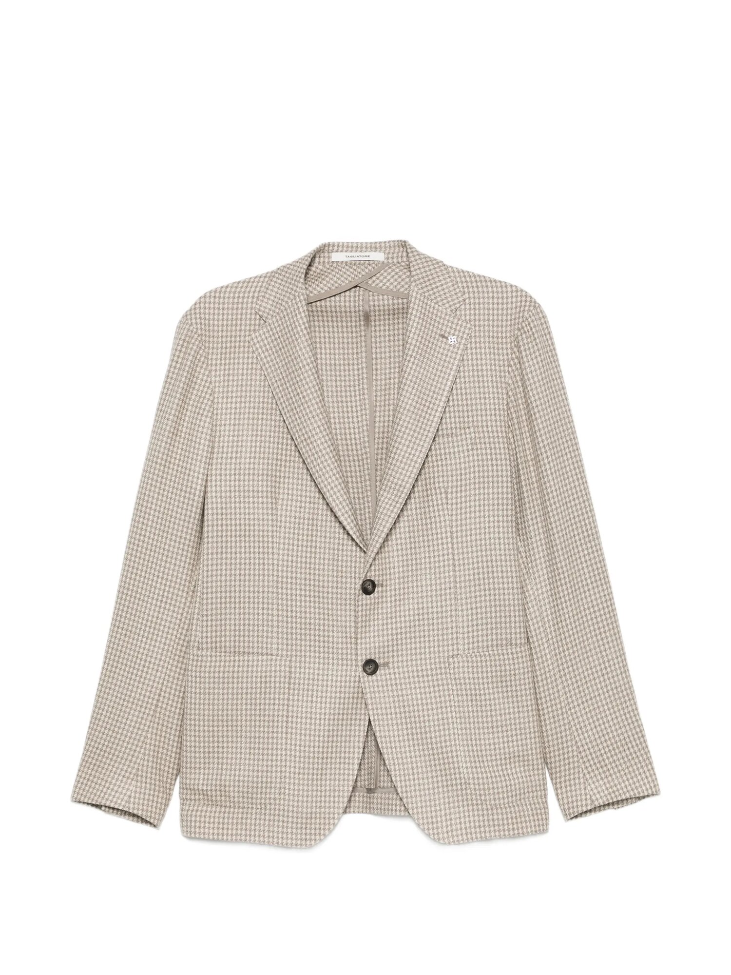 Пиджак Houndstooth-pattern single-breasted blazer