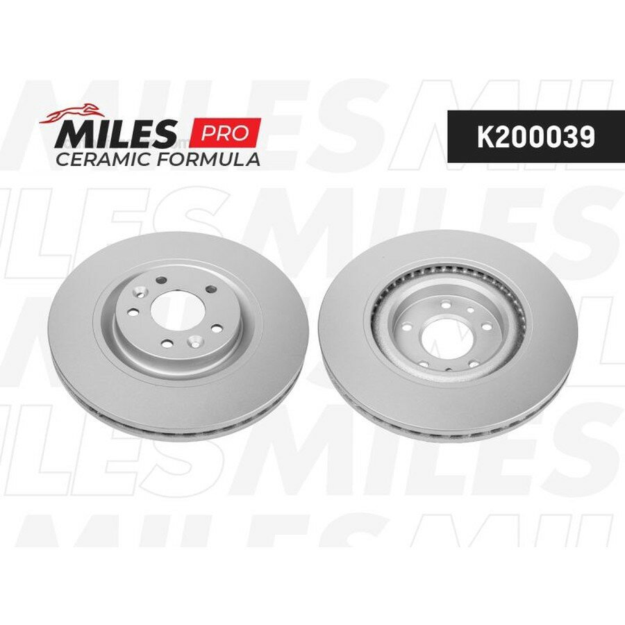 MILES K200039 Диск тормозной передний (серия PRO с антикоррозионным покрытием) D316мм. вентилируемый EXEED TXL/VX K200039