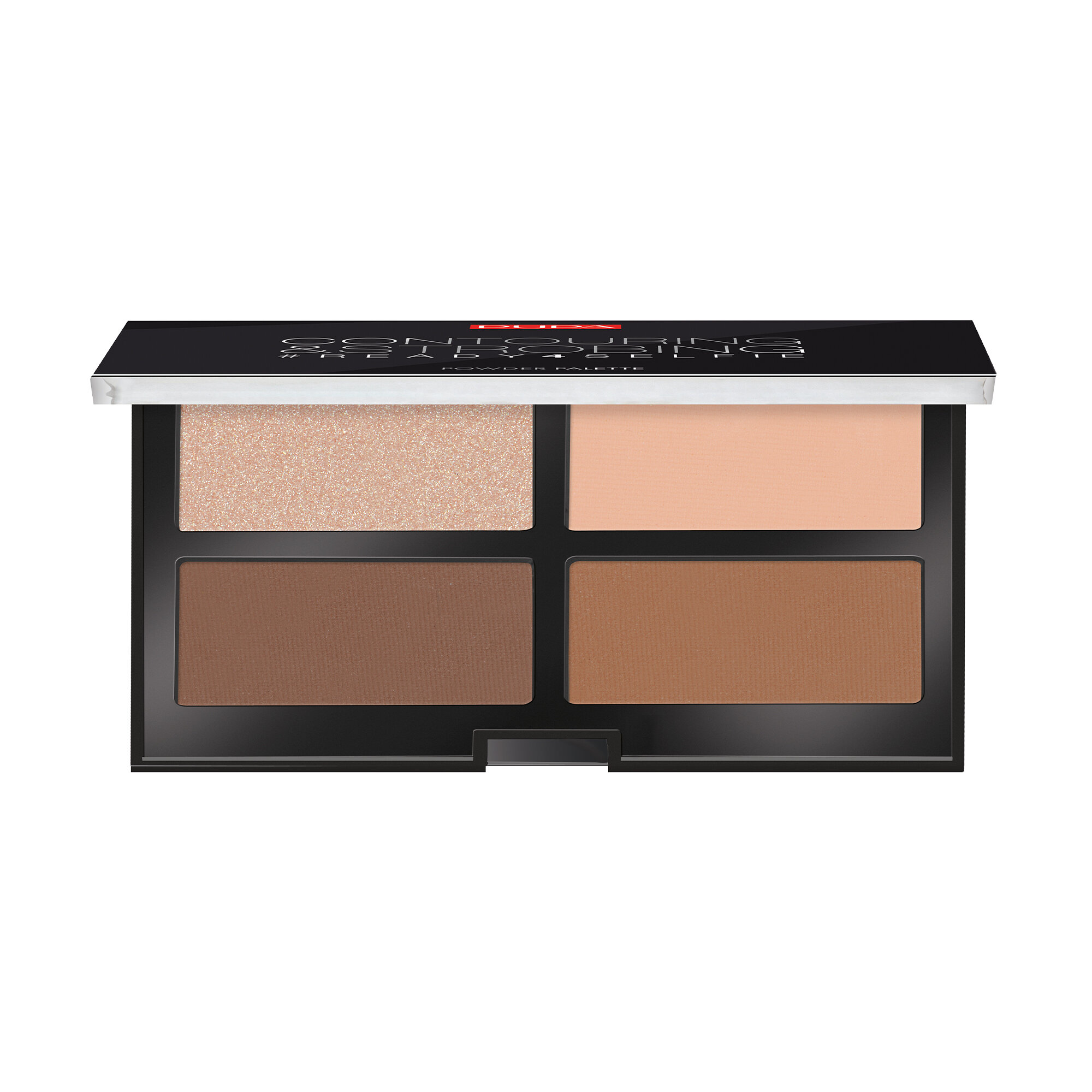PUPA CONTOURING & STROBING Набор для скульптурирования лица Темная кожа