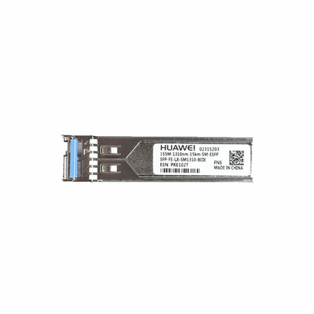 Трансивер Huawe* SFP-FE-LX-SM1310-BIDI eSFP 100M/155M TX1310nm/RX1550nm 15km LC (2315203)