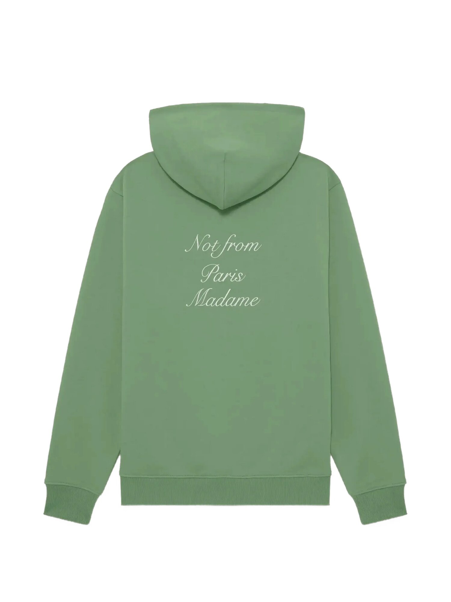 Худи Drole de Monsieur Calligraphy hoodie, размер 46, , green — фото 1