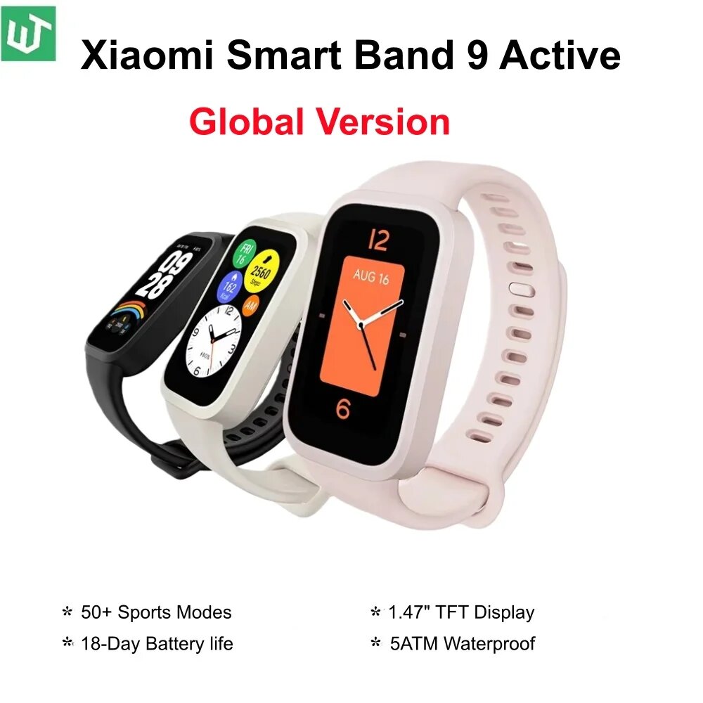 Xiaomi Smart Band 9 Pro, серебристый корпус, синий ремешок — фото 1