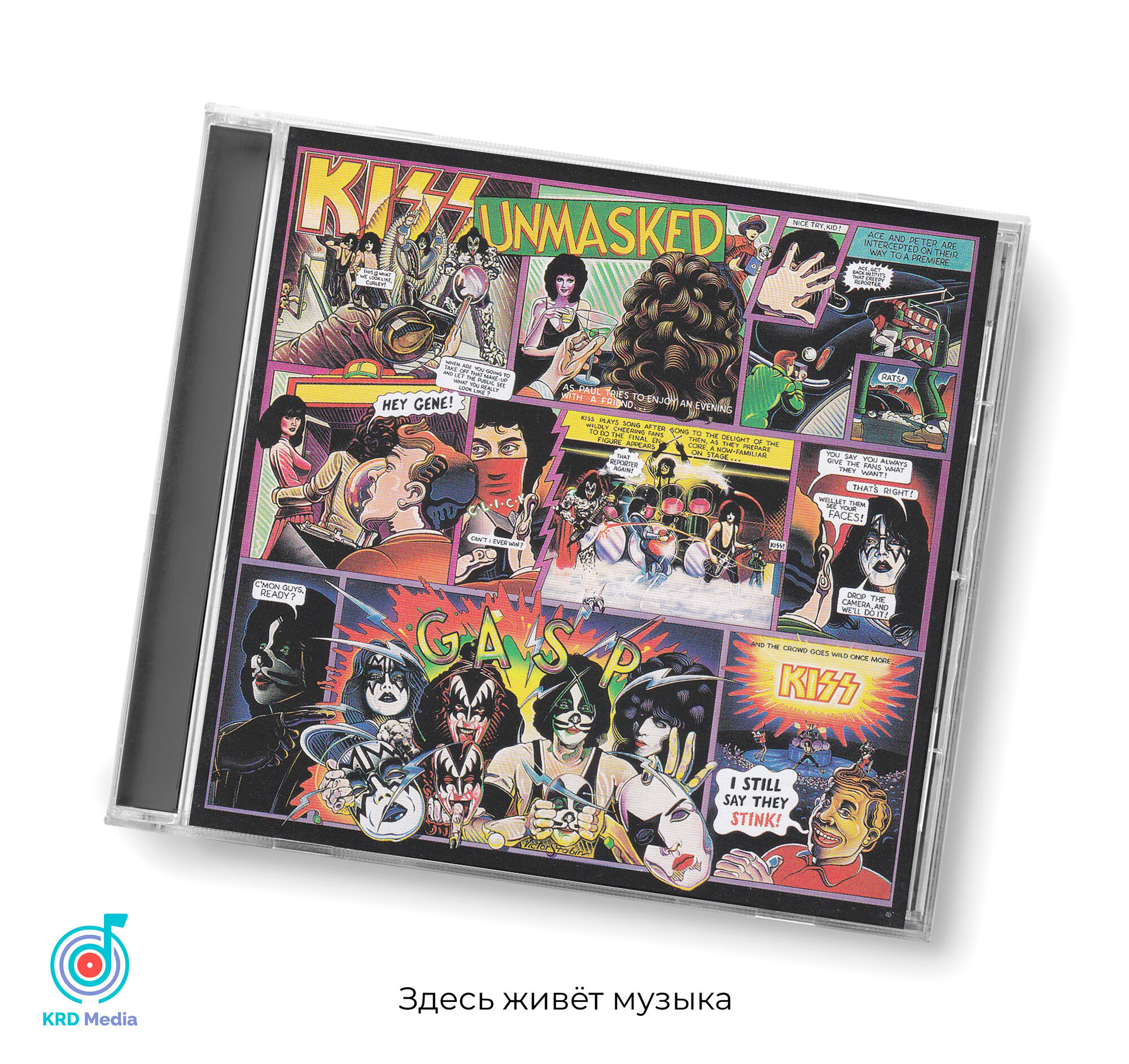 Kiss - Unmasked, 1980, 8-page, CD-Аудио