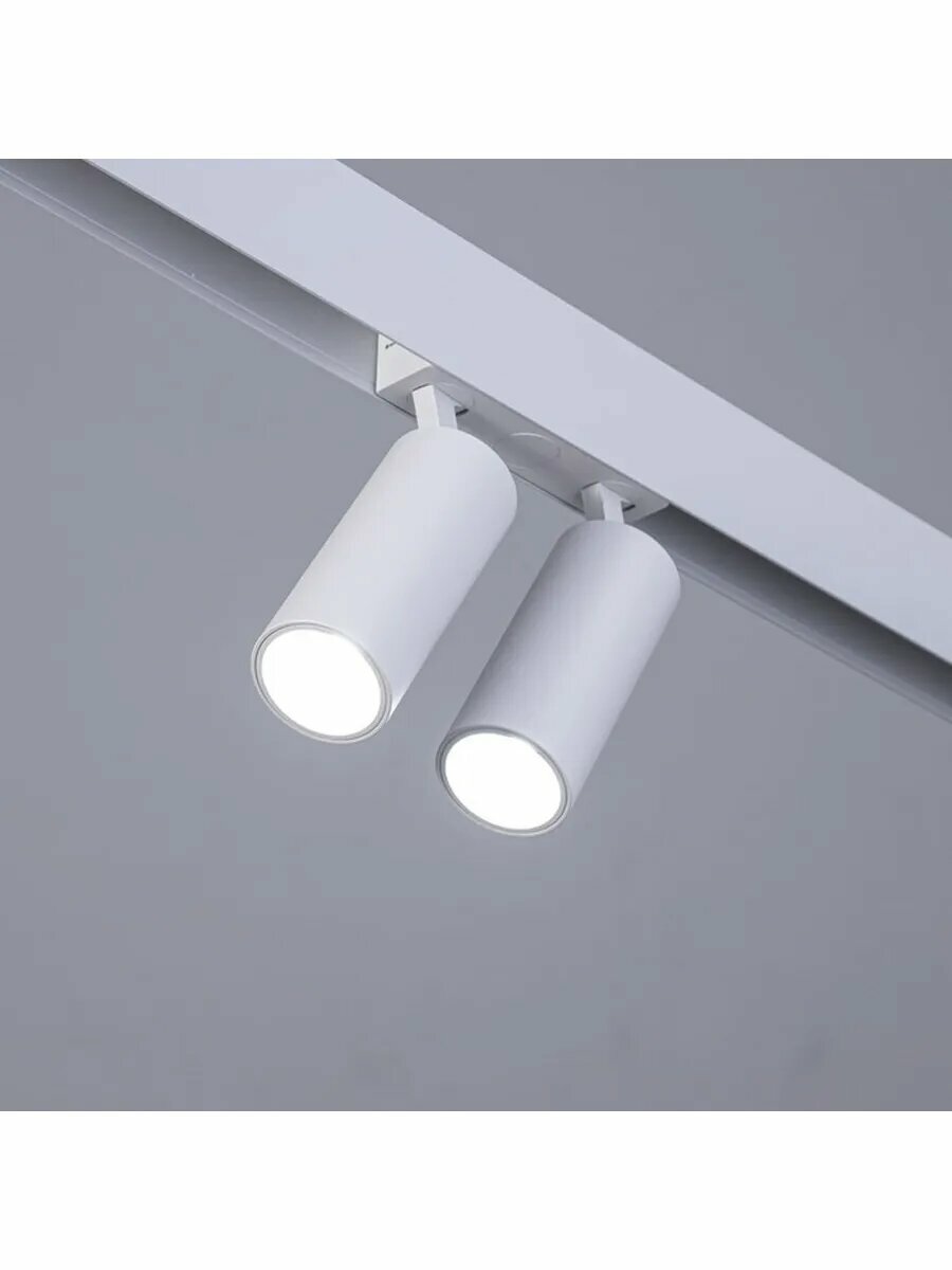 Современный трековый светильник с двойной LED-подсветкой