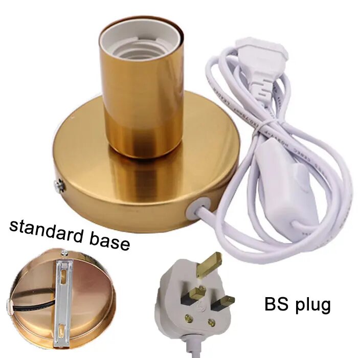 Основание для лампы E27/E26, бежевый, gold standard BS