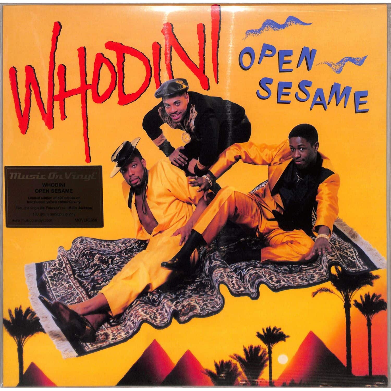 Whodini. OPEN SESAME (LP Ltd/Translucent Yellow Vinyl/AlbumReissue/Виниловая пластинка)