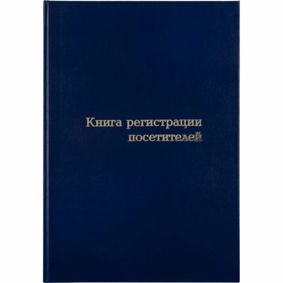 Книга регистрации посетителей А4, 96л, обл бумвинил, 1443247