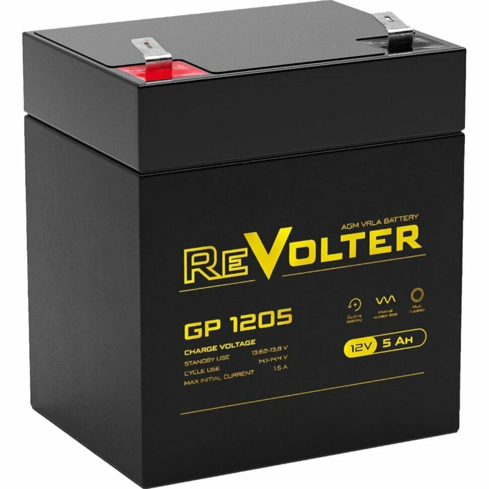 Батарея для ИБП Revolter GP 1205 (12В/5Ah), 2099079