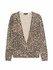 Кардиган BARBARA BUI Leopard-print cardigan, размер M, brown