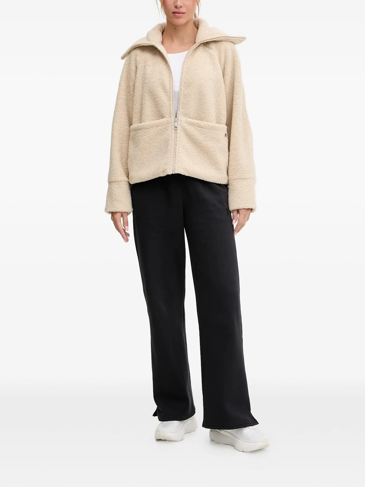 Куртка Casall Sherpa zip-up jacket, размер 42, разноцветный — фото 1