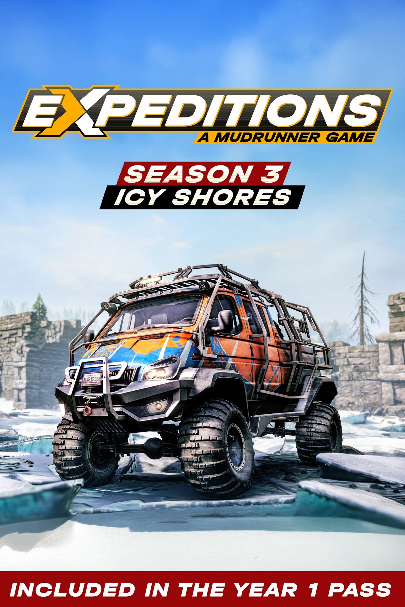 Expeditions: A MudRunner Game - Season 3: Icy Shores (Windows) — Season 3 Icy Shores (windows) — дополнение (DLC) — дополнение (DLC) для Xbox / Microsoft Store · PC · цифровой ключ · нужна базовая игр