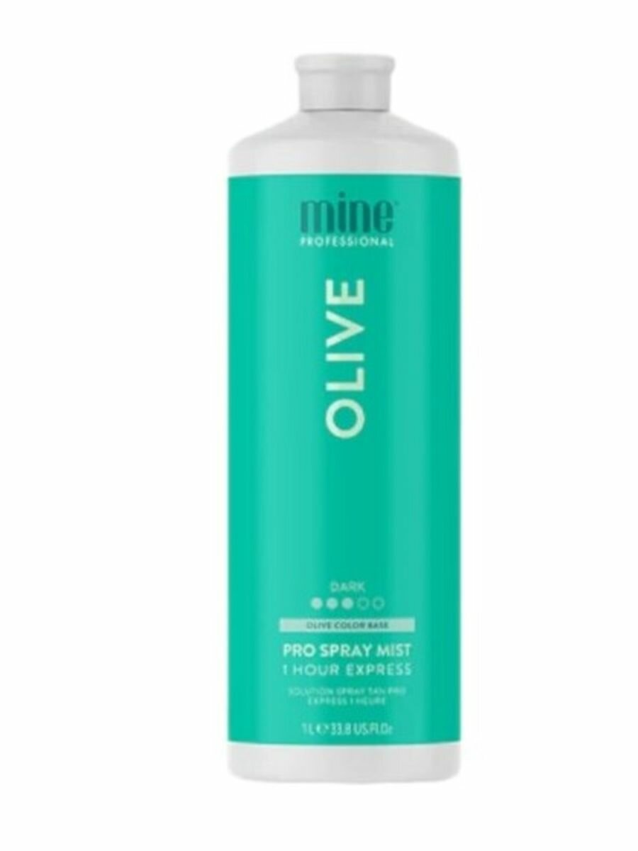 MineTan / Лосьон для моментального загара для лица и тела Olive Pro Spray Mist 14% DHA 1000 мл