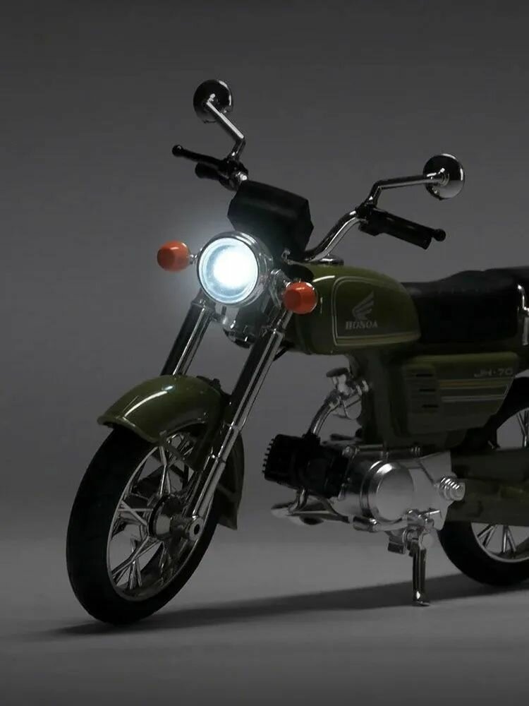 1:12 Масштабная модель Honda JH-70 металлическая инерционная машинка со звуком
