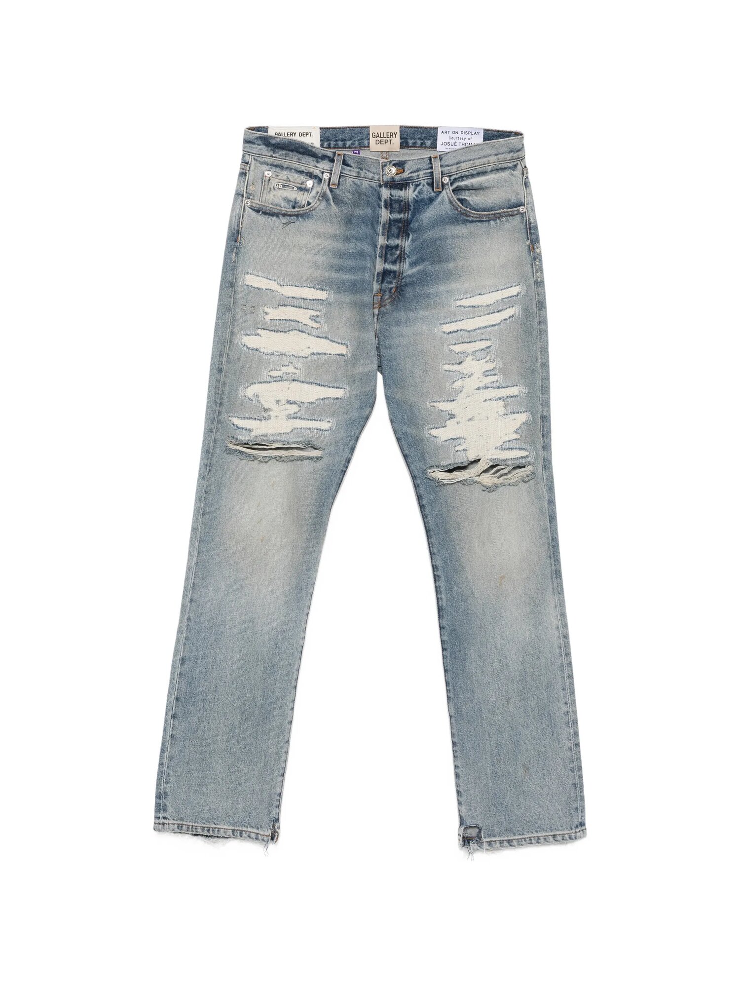 Джинсы Belt-loop distressed jeans 