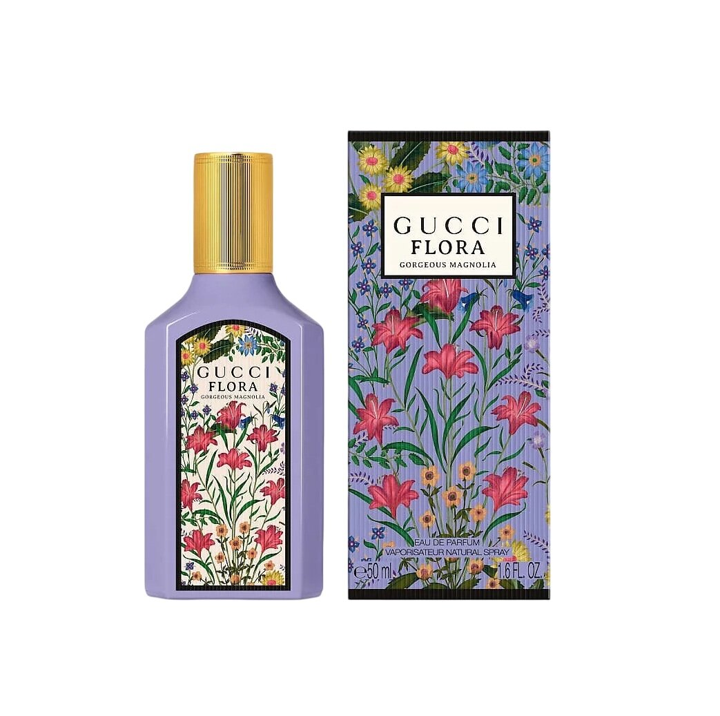 Gucci Flora Gorgeous Magnolia 50 мл парфюмерная вода женская, шипровые, цветочные