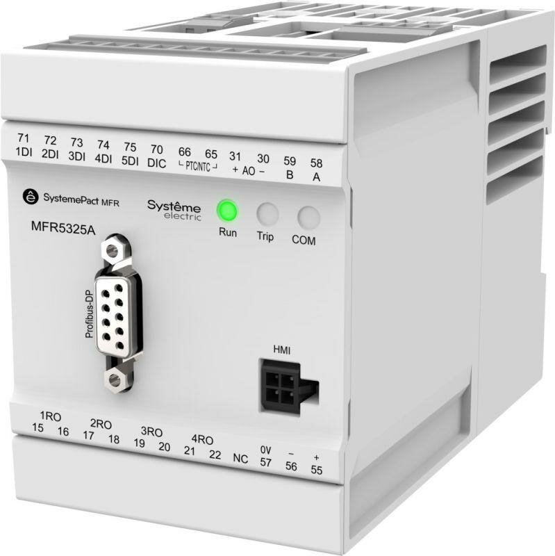 Реле MFR530 PROFIBUS-DP + MODBUS-RTU 0.2-5А ТТ d10.5мм 80-270В AC/DC SE MFR5325A
