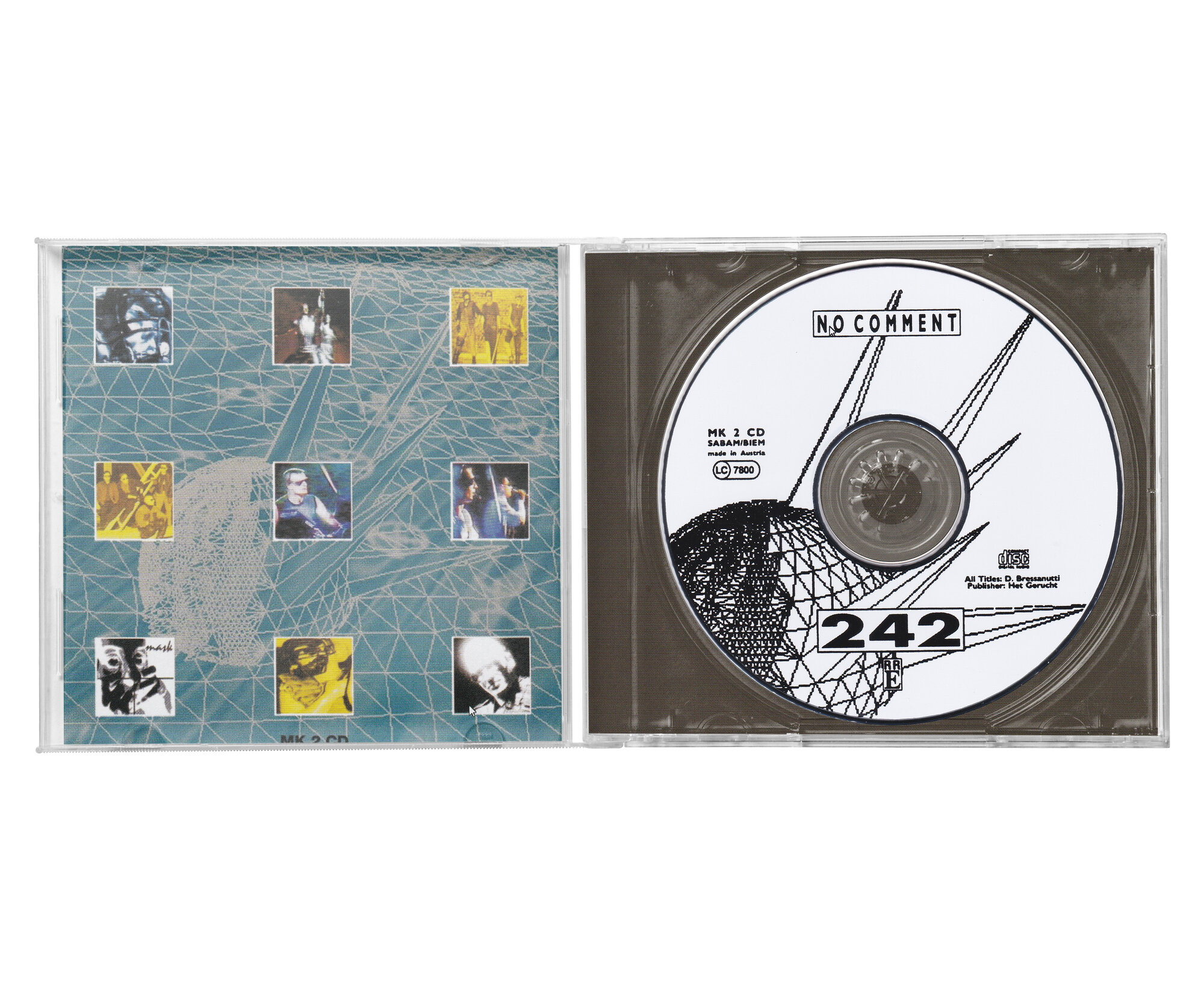 FRONT 242 - No comment, 1984, 4-page, CD-Аудио — фото 1