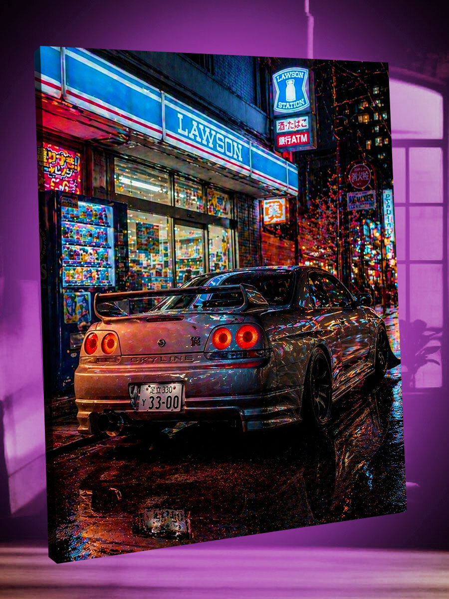 Интерьерная картина Nissan Skyline GT-R R33