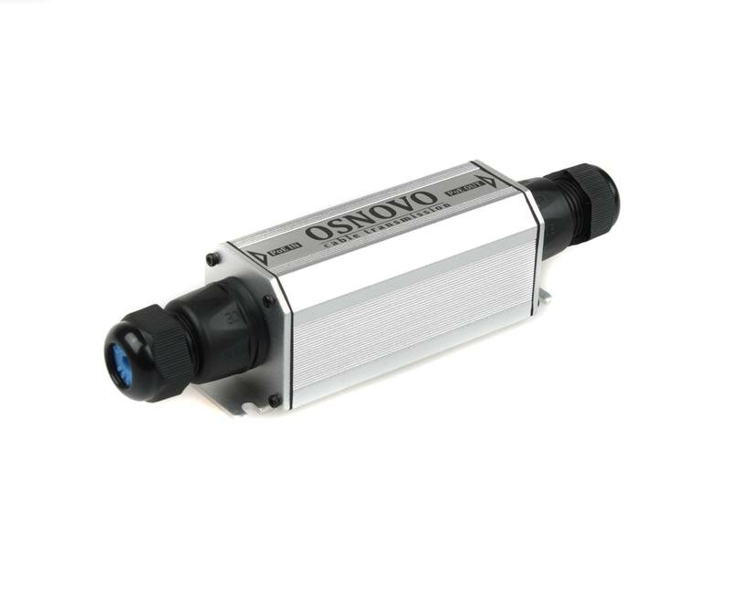 Удлинитель уличный PoE E-PoE/1GW 10M/100M/1000M Gigabit Ethernet до 500м (до 22Вт) OSNOVO 13918