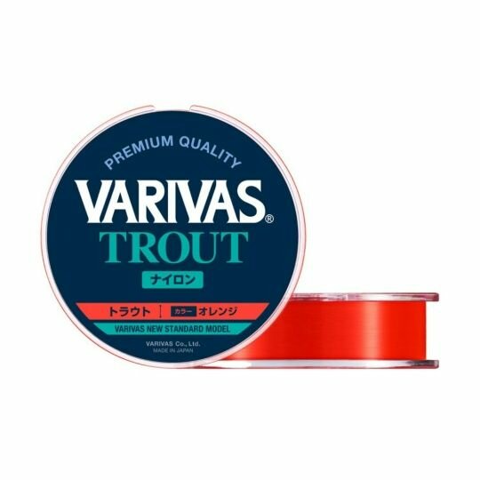 Монофильная леска VARIVAS TROUT NYLON 100m Orange #0.8 3lb 0.148mm